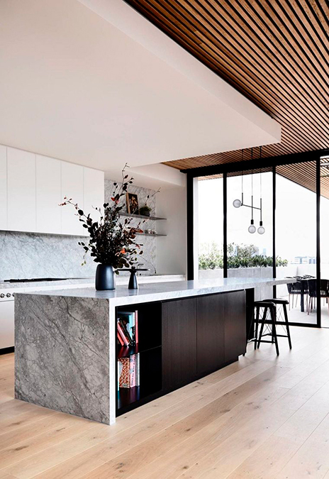 Claves para el diseño de una isla de cocina.