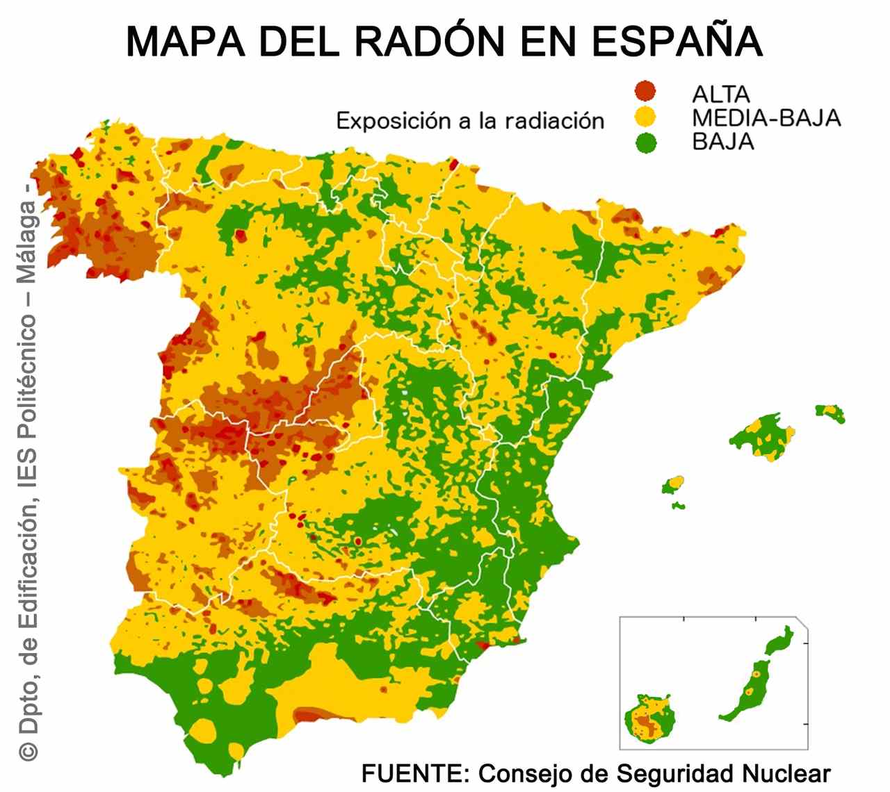 GAS RADÓN EN GALICIA